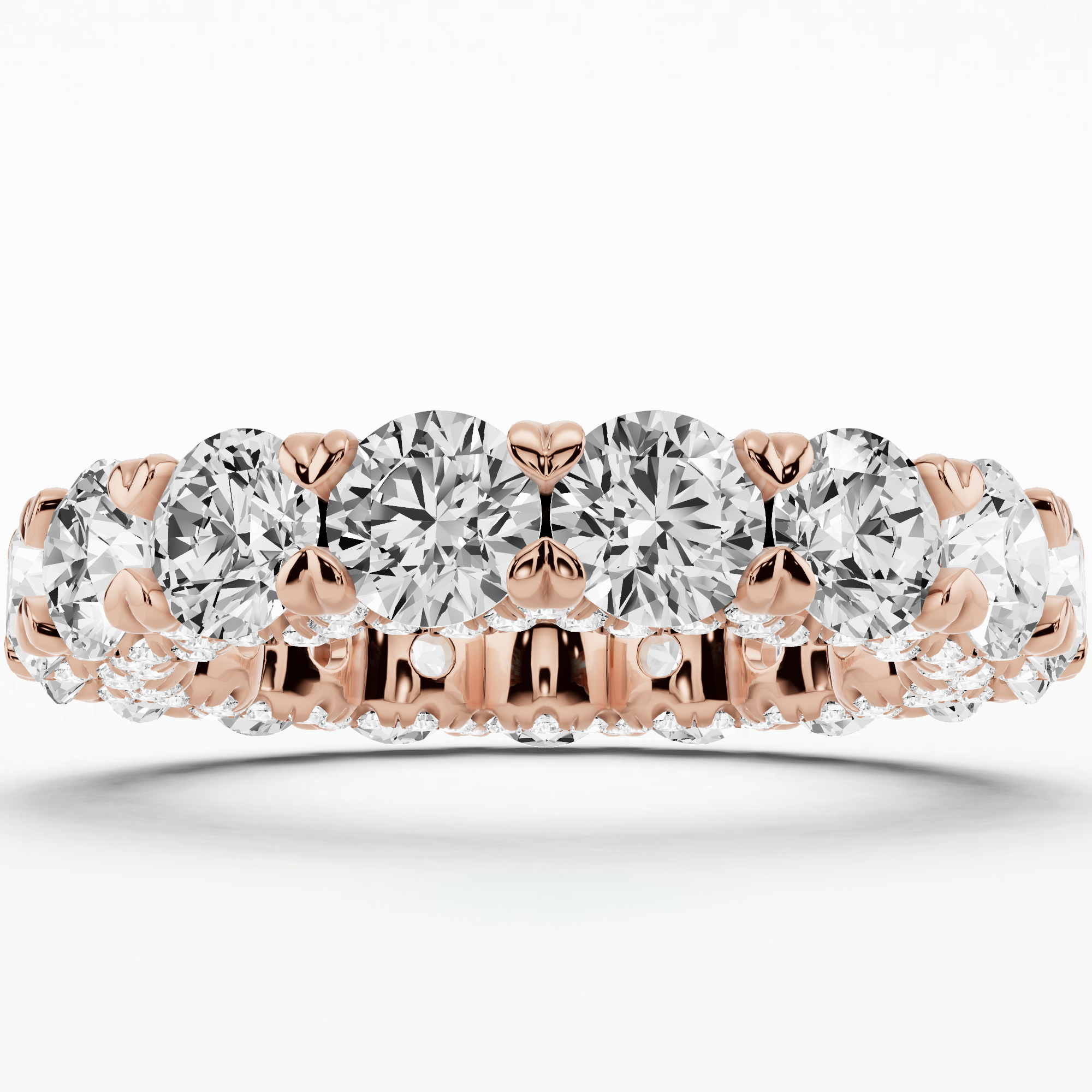 Infinite Curve Lab Grown Diamond Full Eternity Band-Round – Dream ...